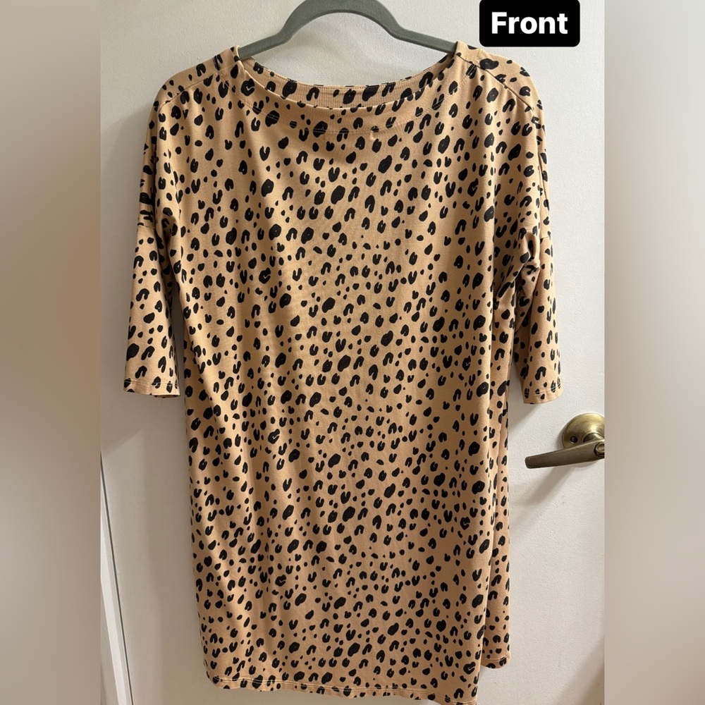 Rare Fighting Eel Dress, Leopard Print, Size Small - Gem